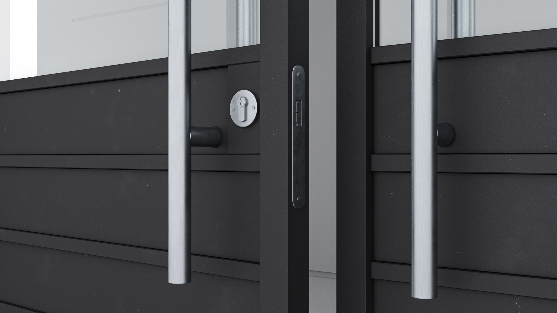 Aluminium Door 51 3D Model - TurboSquid 2015286