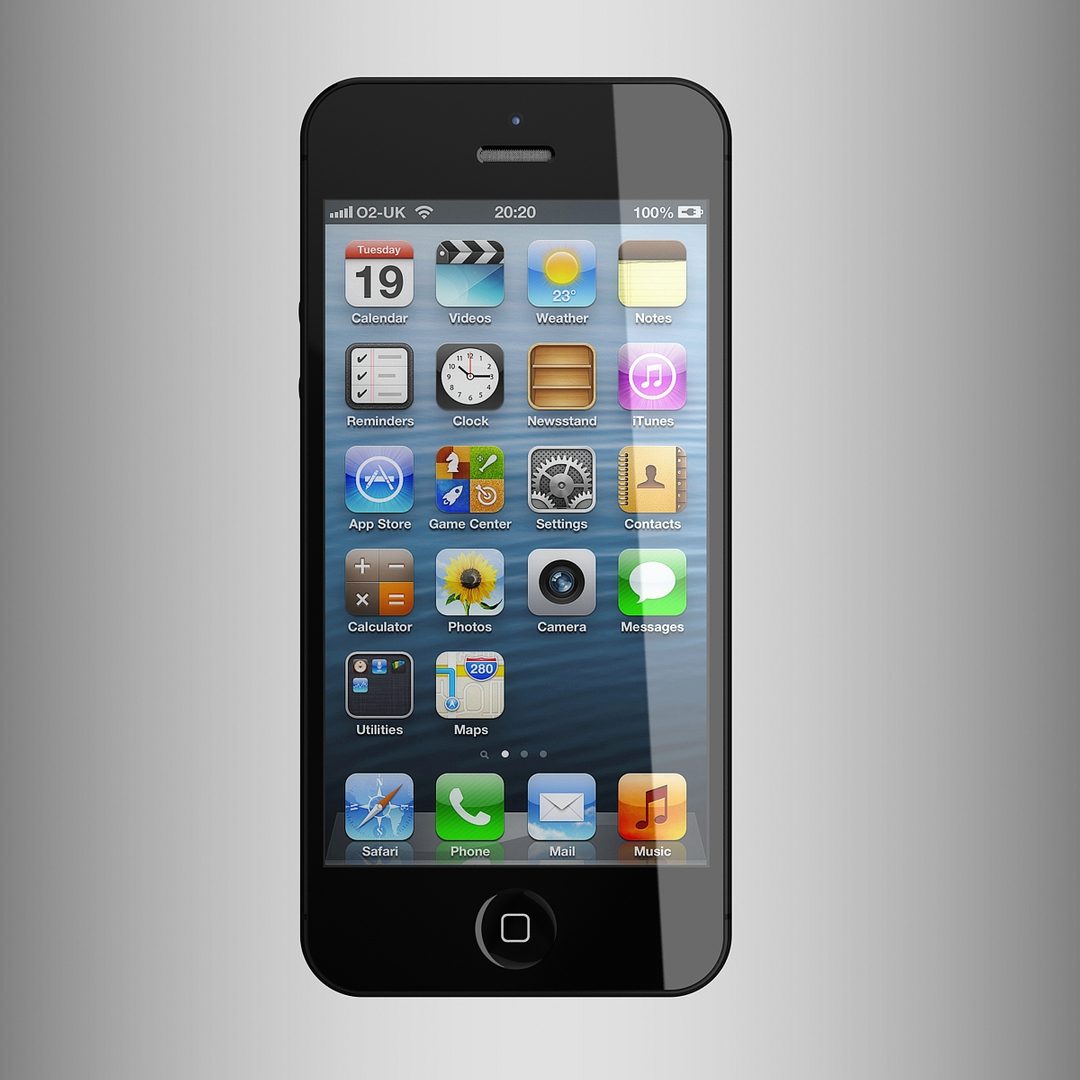 Iphone 5 3d Model