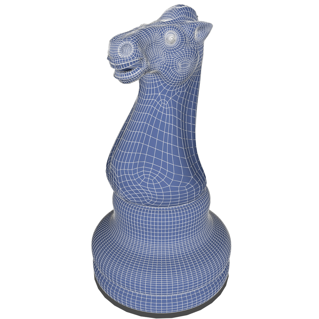 Knight Chess Piece 3d Model
