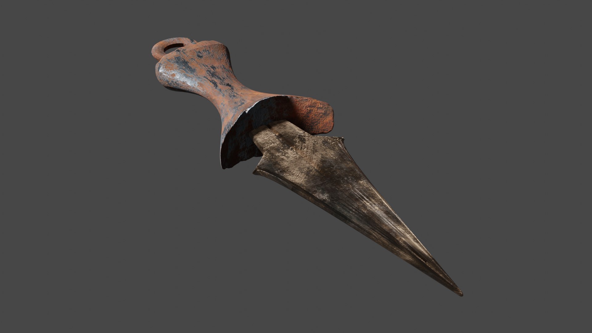 Western-african african dagger 3D model - TurboSquid 1667256
