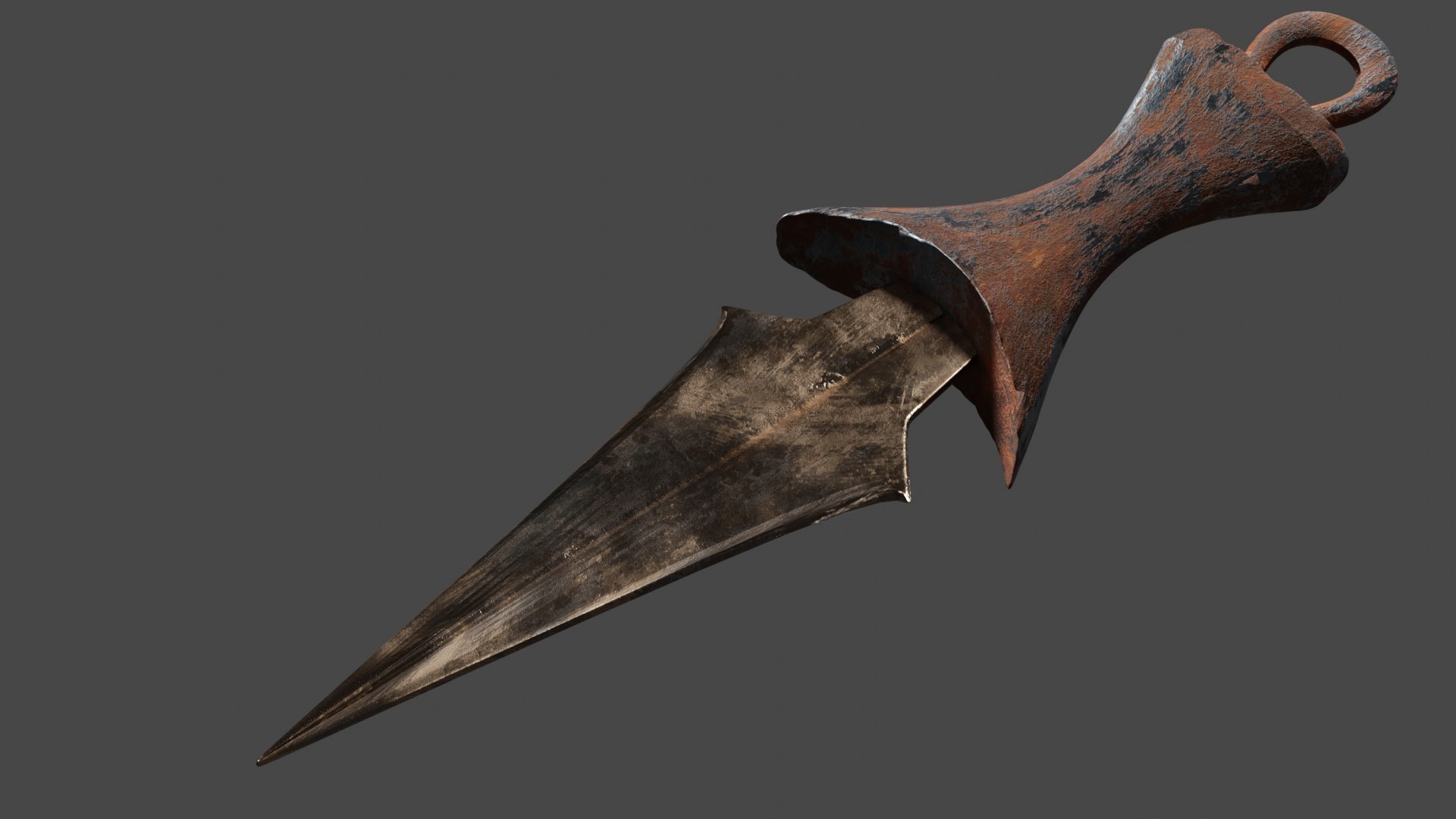 Western-african african dagger 3D model - TurboSquid 1667256