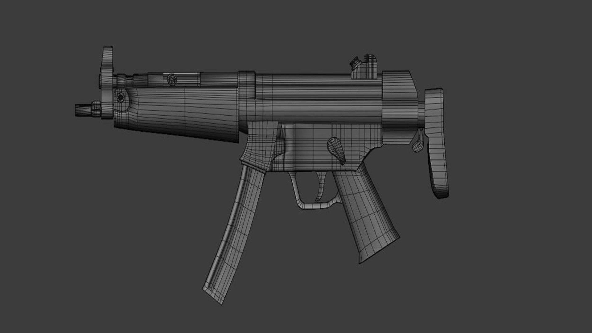 Heckler And Koch MP5 - Asset Weapon 3D Model - TurboSquid 2010695