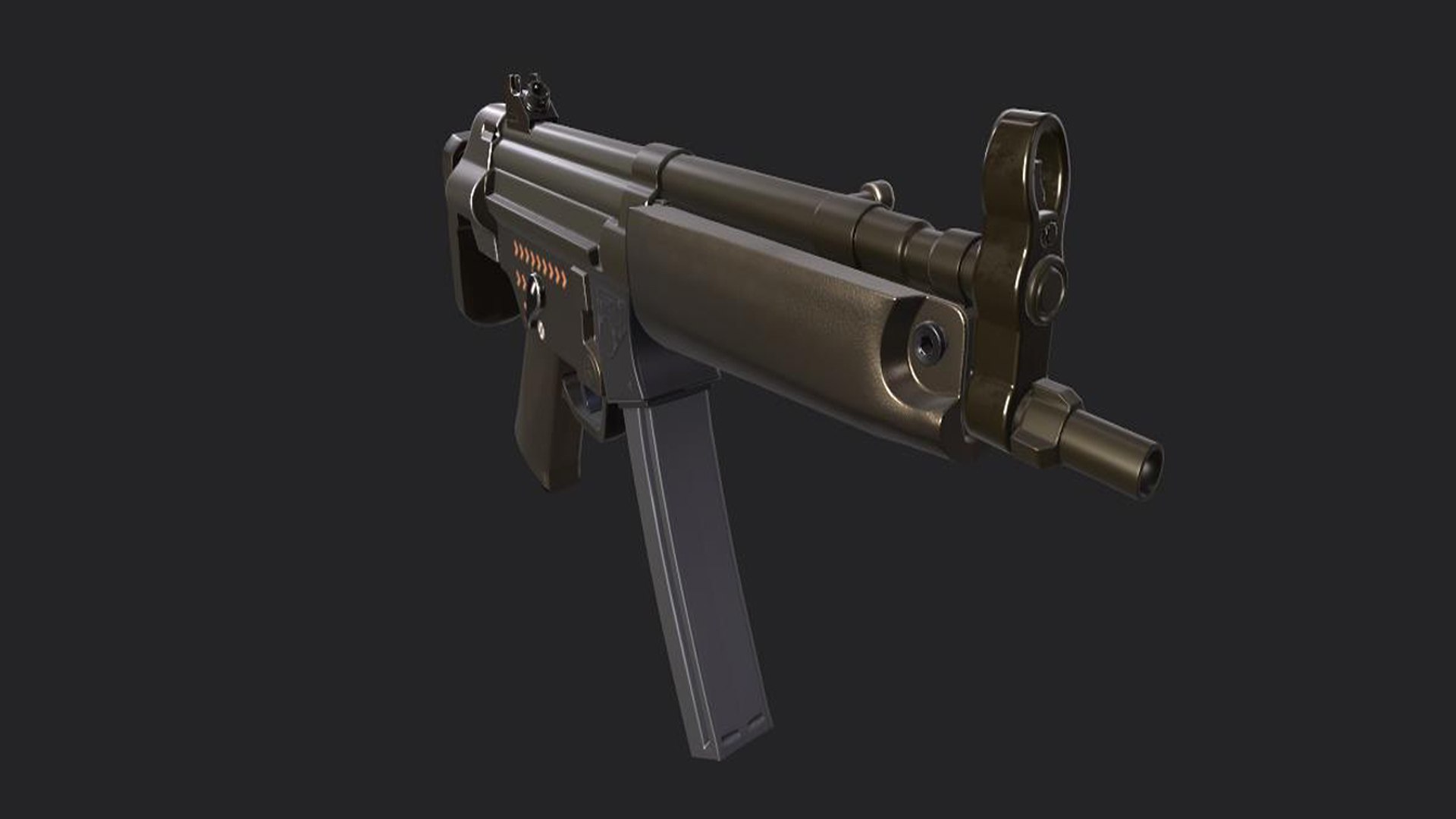 Heckler And Koch MP5 - Asset Weapon 3D Model - TurboSquid 2010695