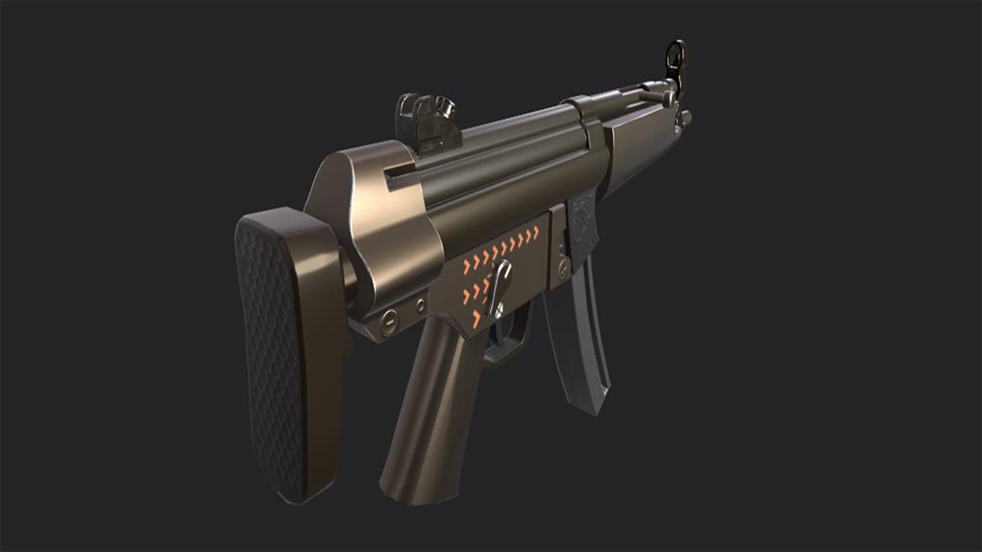 Heckler And Koch MP5 - Asset Weapon 3D Model - TurboSquid 2010695