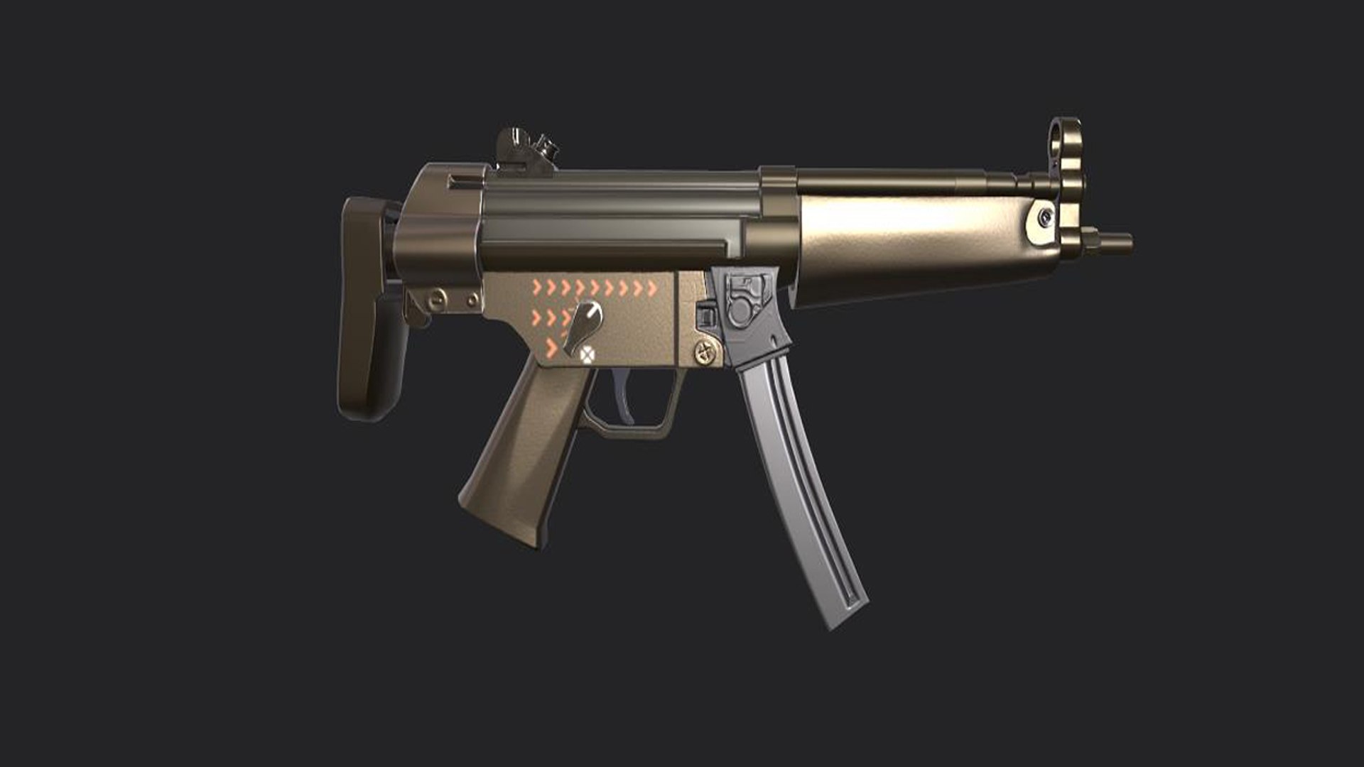 Heckler And Koch MP5 - Asset Weapon 3D Model - TurboSquid 2010695