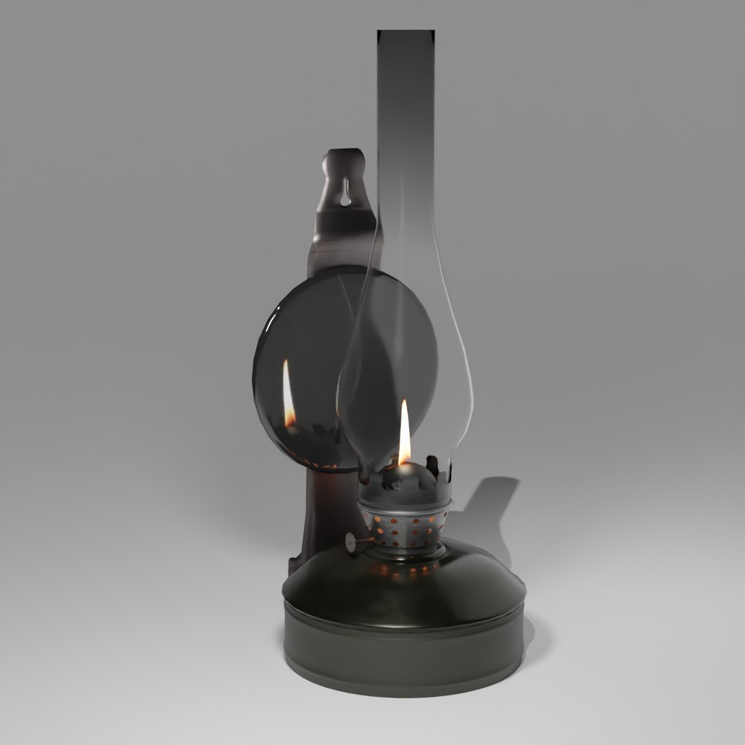Gas lamp 3D model - TurboSquid 1634321