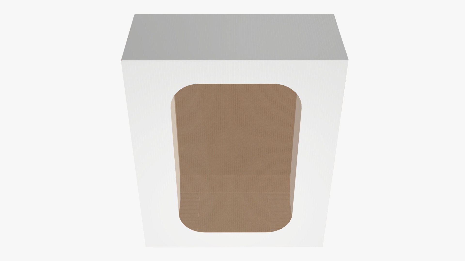 Cardboard box window model - TurboSquid 1593046