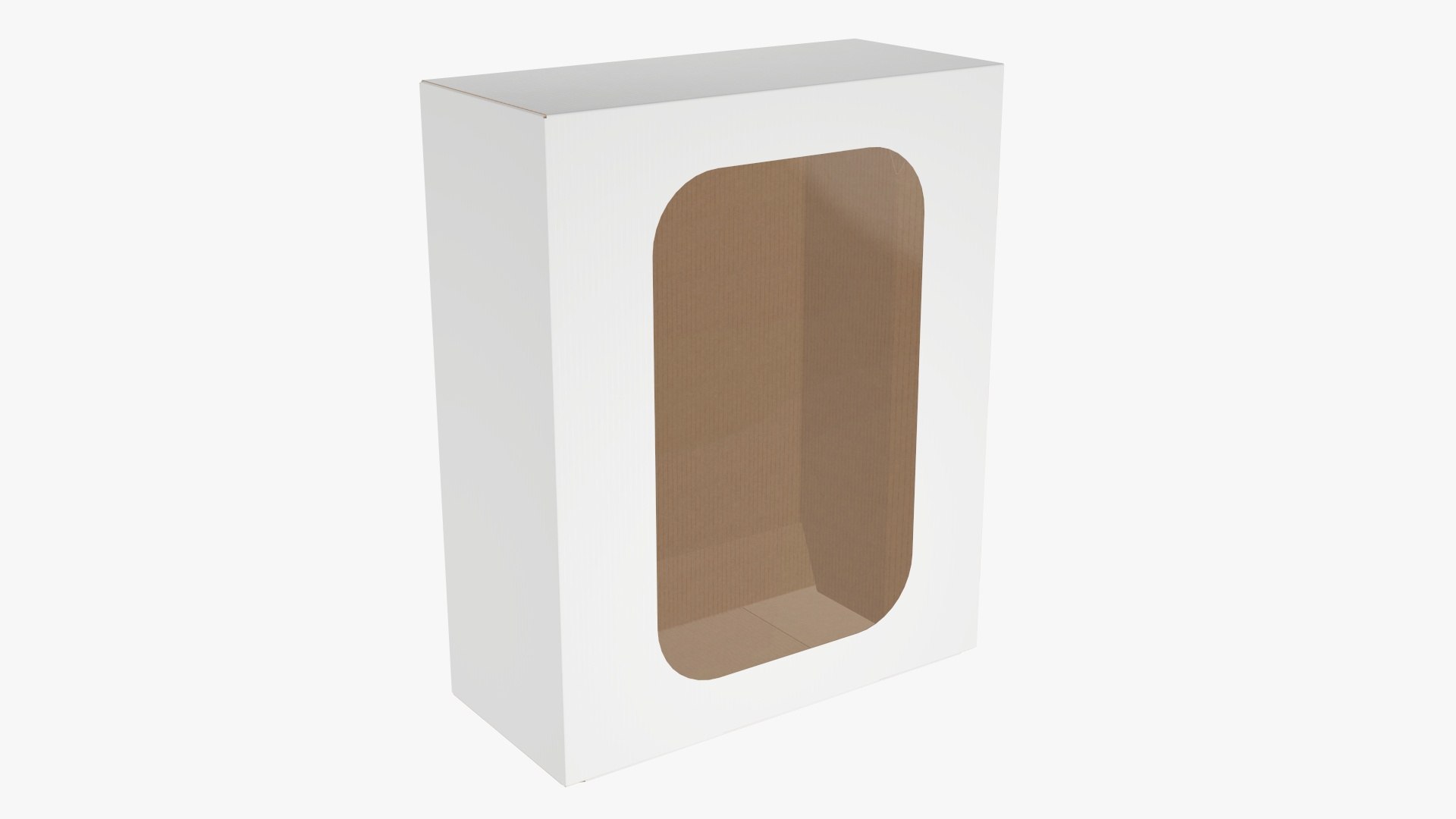 Cardboard box window model - TurboSquid 1593046