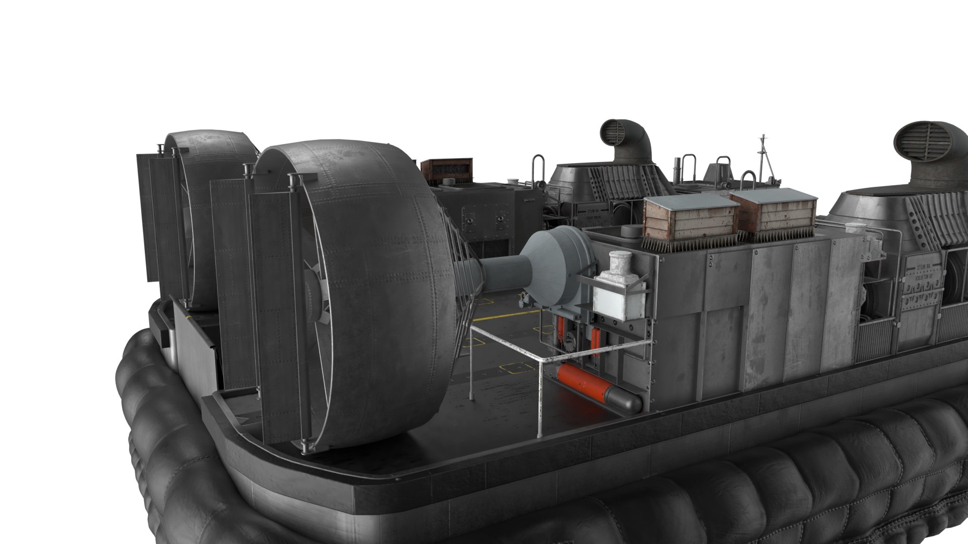 LCAC - Landing Craft Air Cushion - Modelled Cab Interior 3D ...