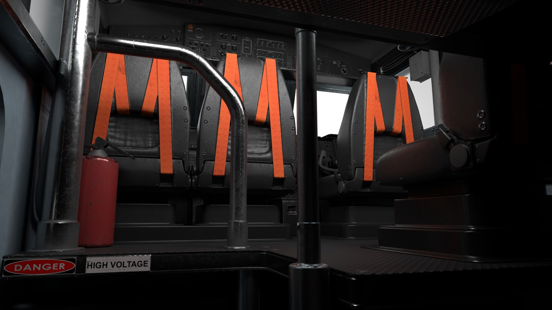 LCAC - Landing Craft Air Cushion - Modelled Cab Interior 3D ...