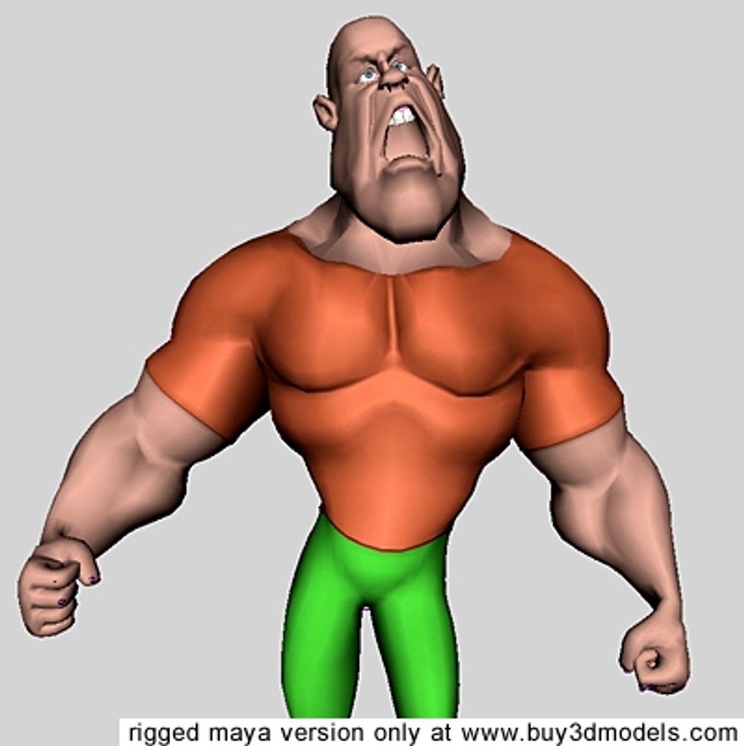 Character Rigged 3d Model
