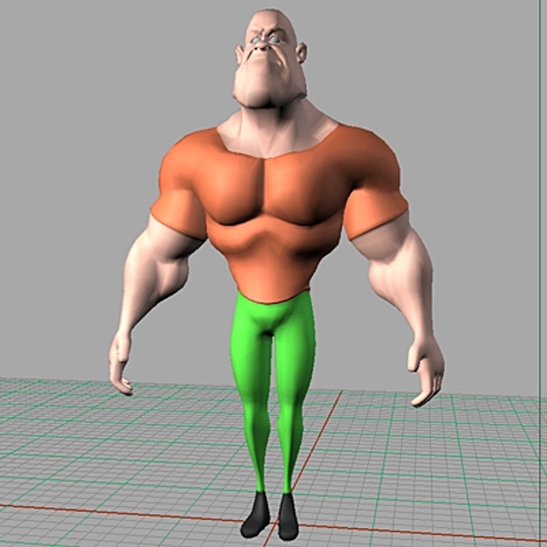 Character Rigged 3d Model