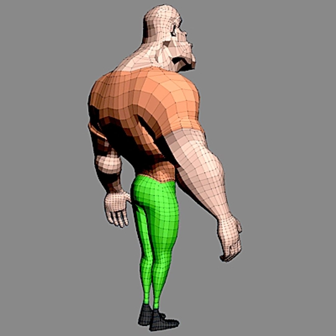 Character Rigged 3d Model