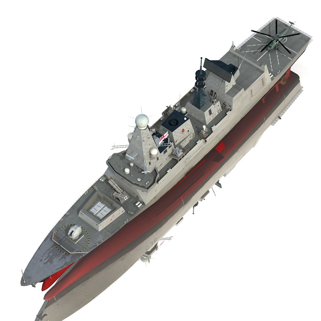 3d Hms Defender D36 Type 45