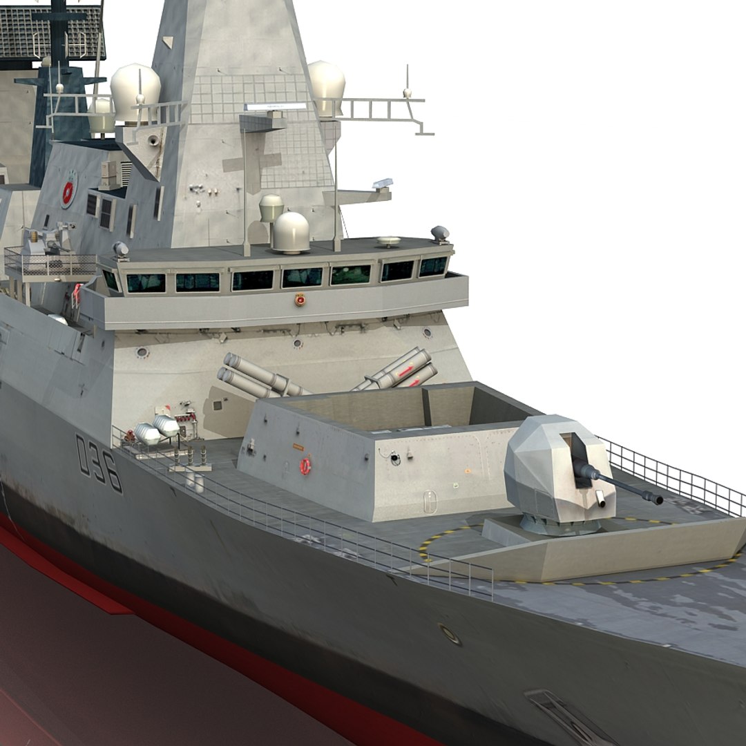 3d Hms Defender D36 Type 45