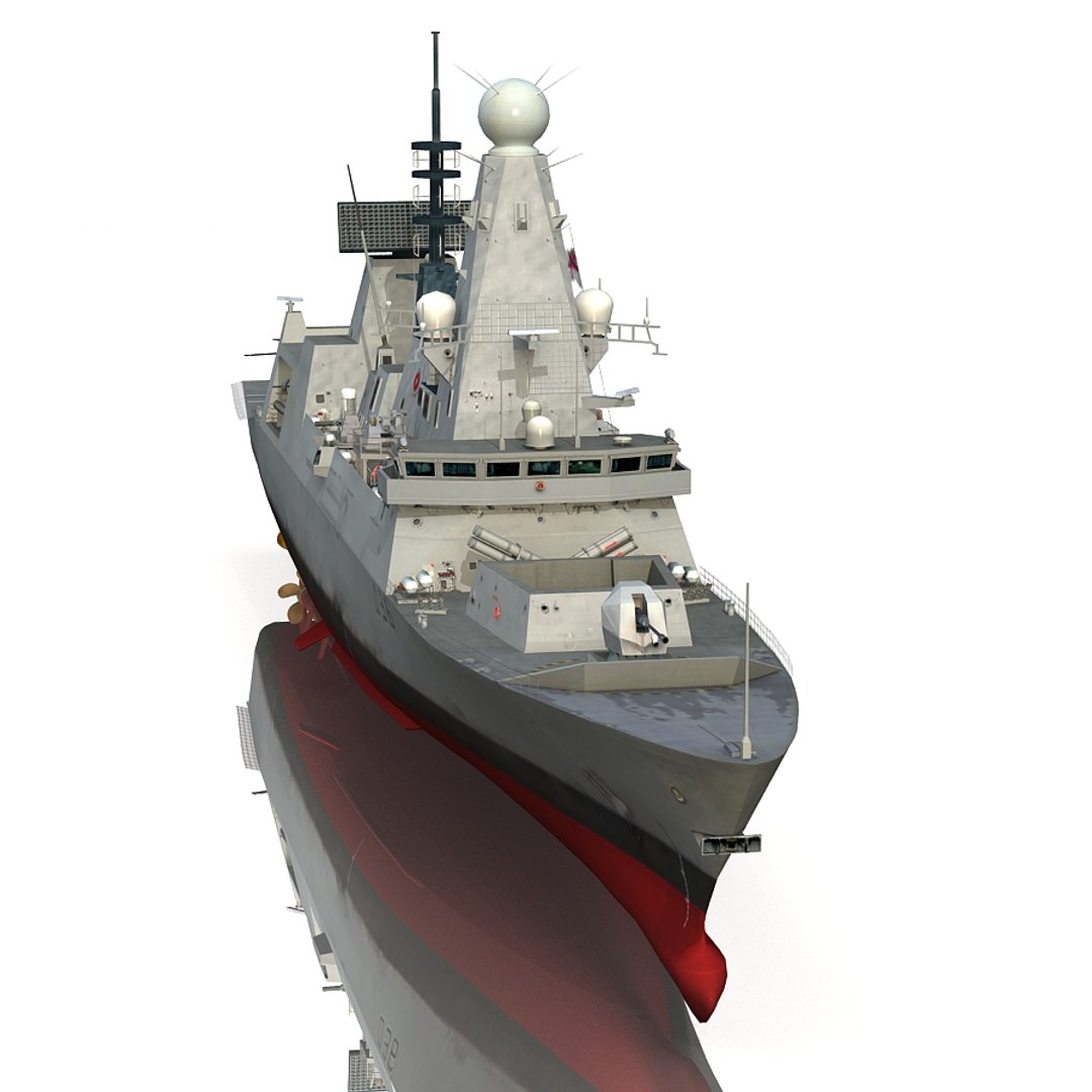 3d Hms Defender D36 Type 45