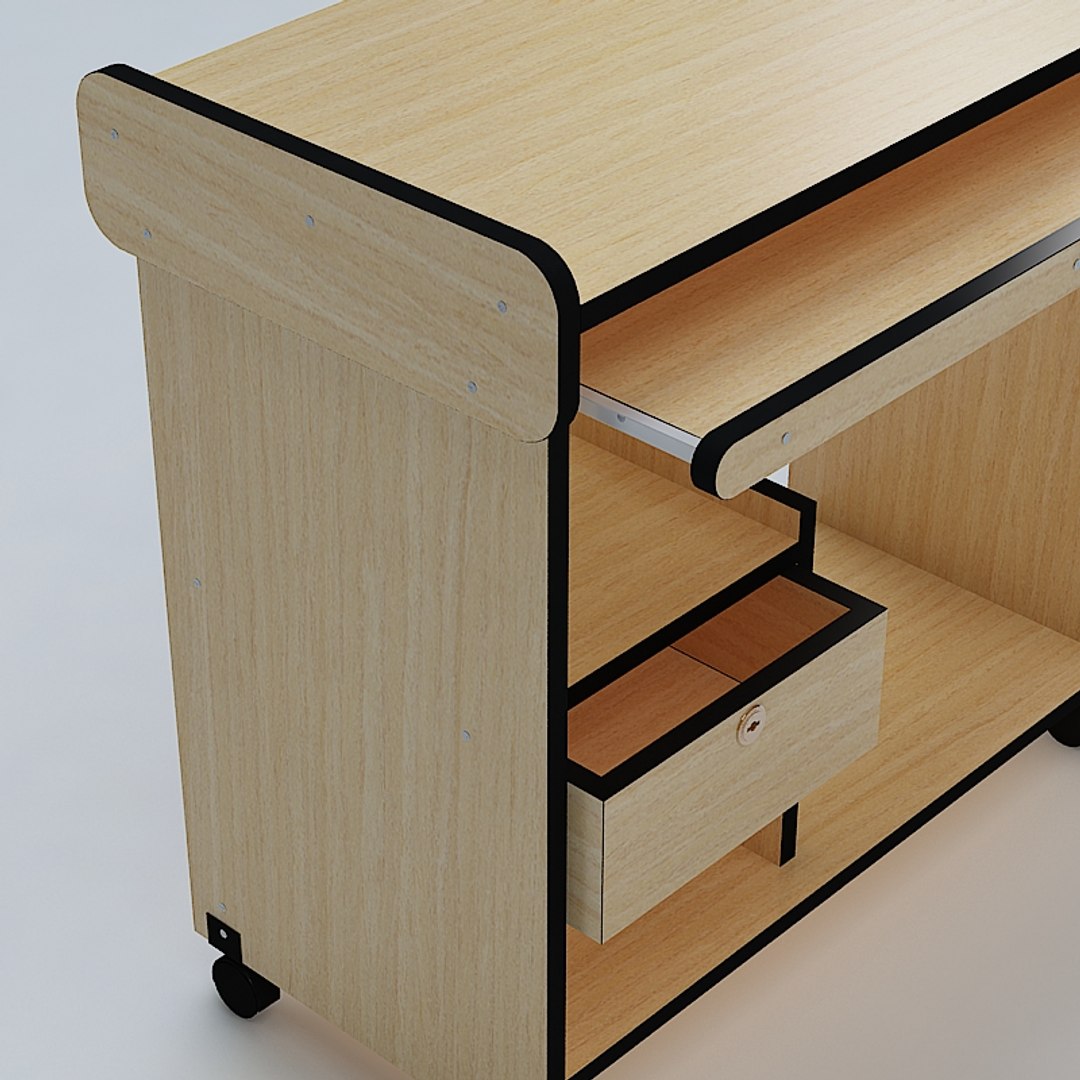 Computer Table 3d Model