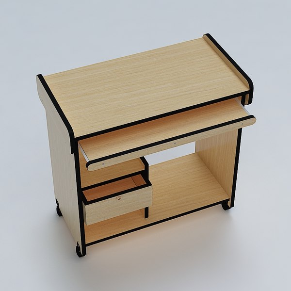 computer table 3d model