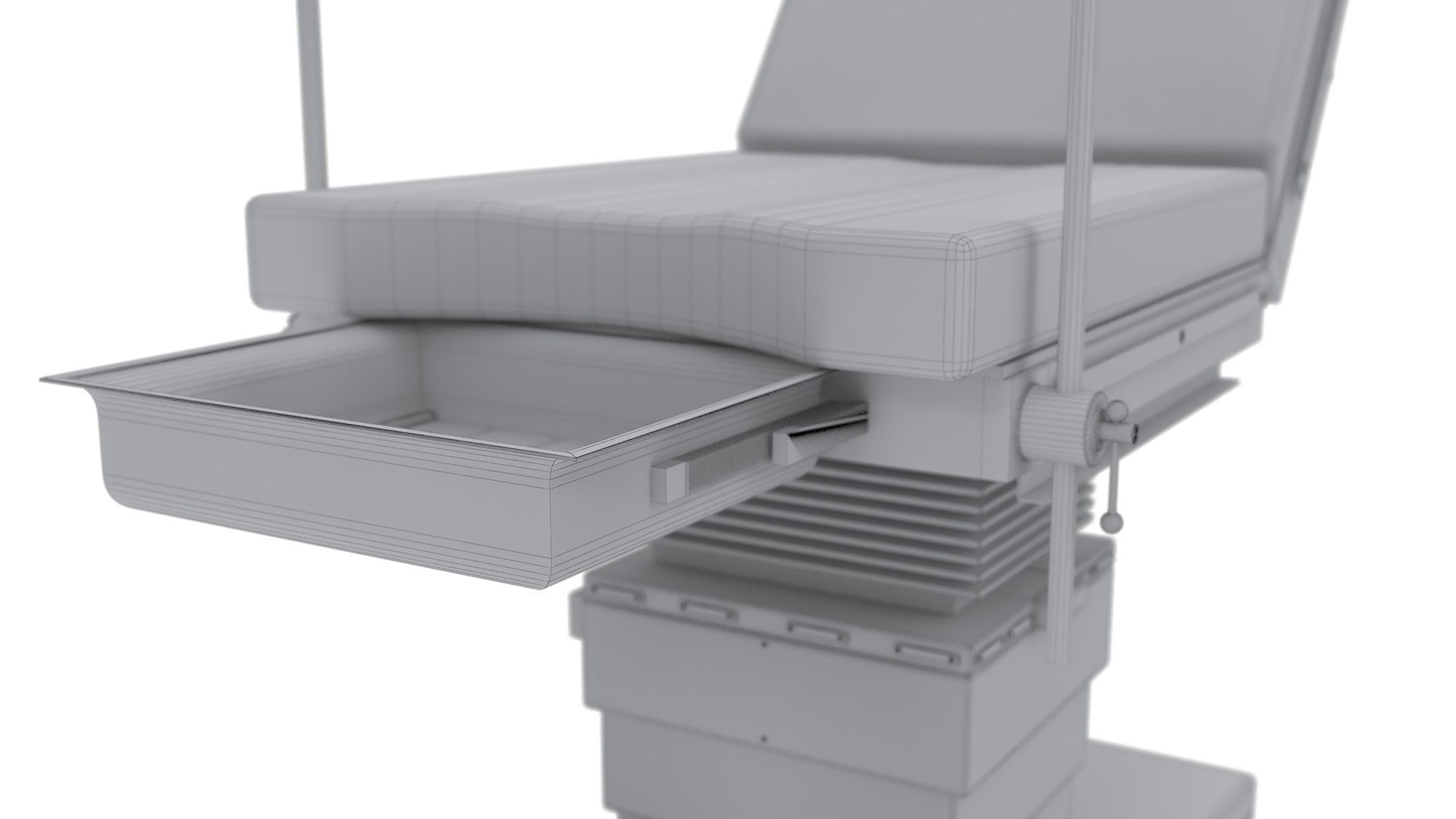 3D Medical Electric Gynecological Operating Table Model - TurboSquid ...