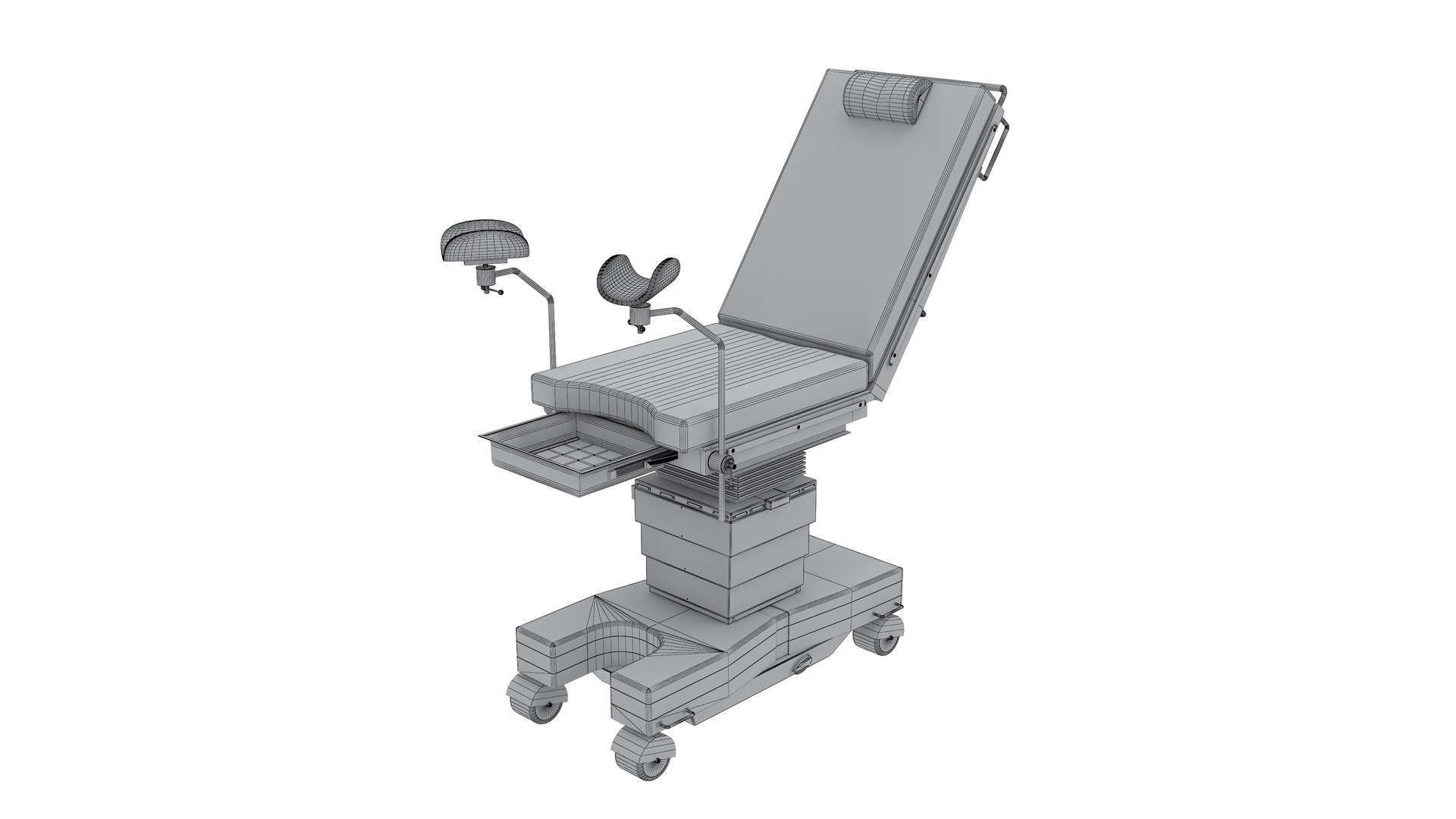 3D Medical Electric Gynecological Operating Table Model - TurboSquid ...