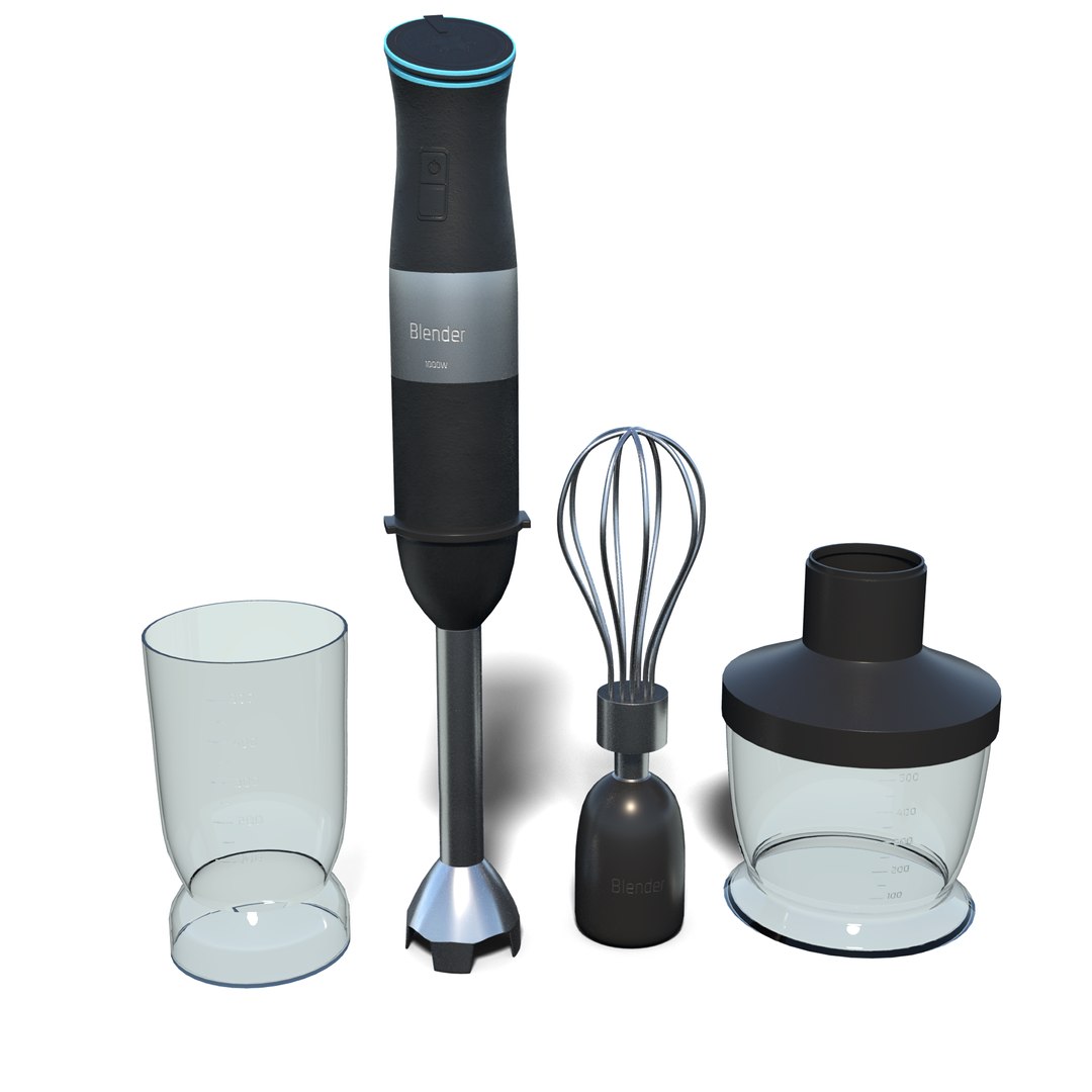 3D Hand Blender Set Model - TurboSquid 2089050