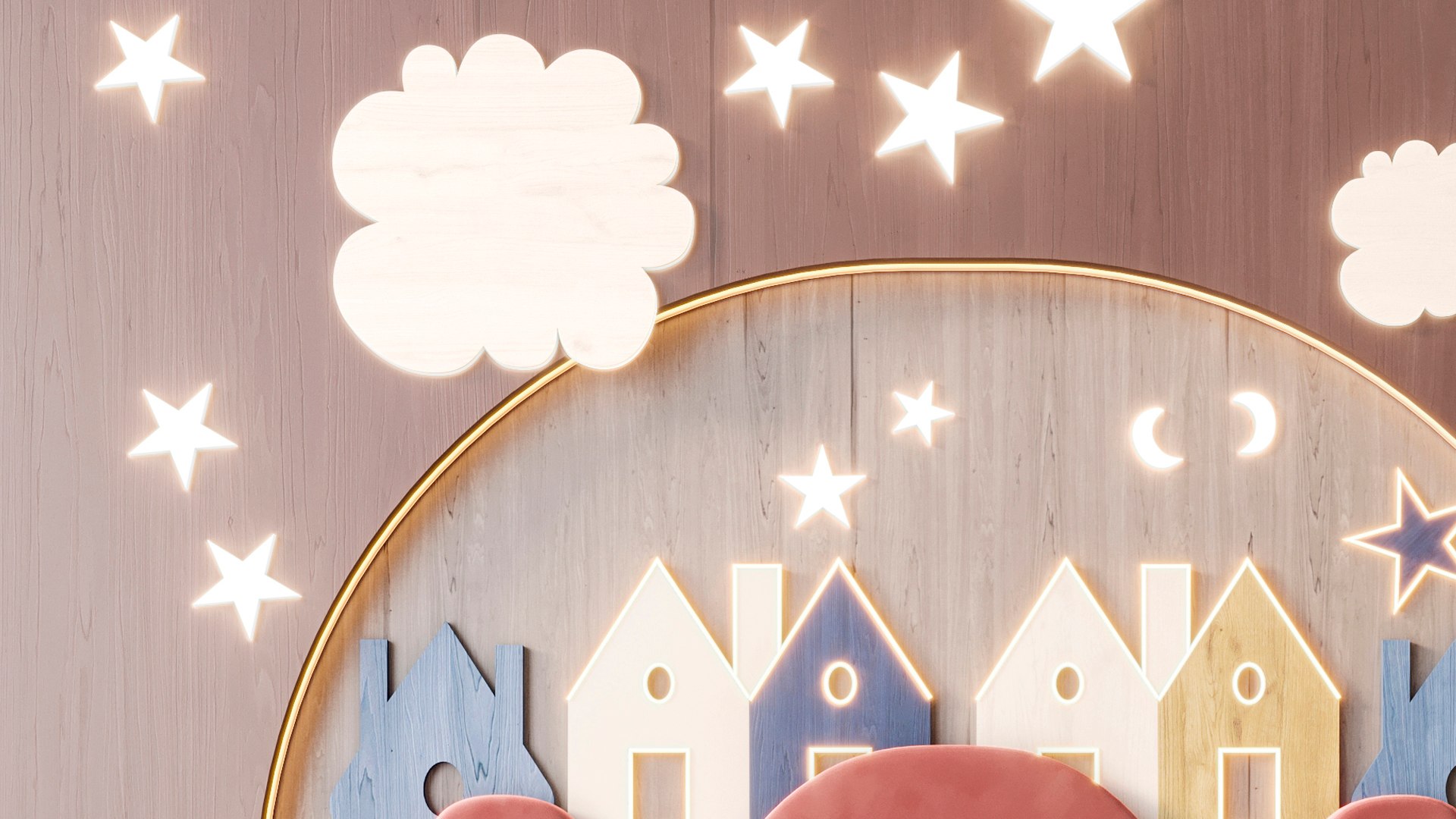 3D Baby Cot With Pillows Decor - TurboSquid 2312623