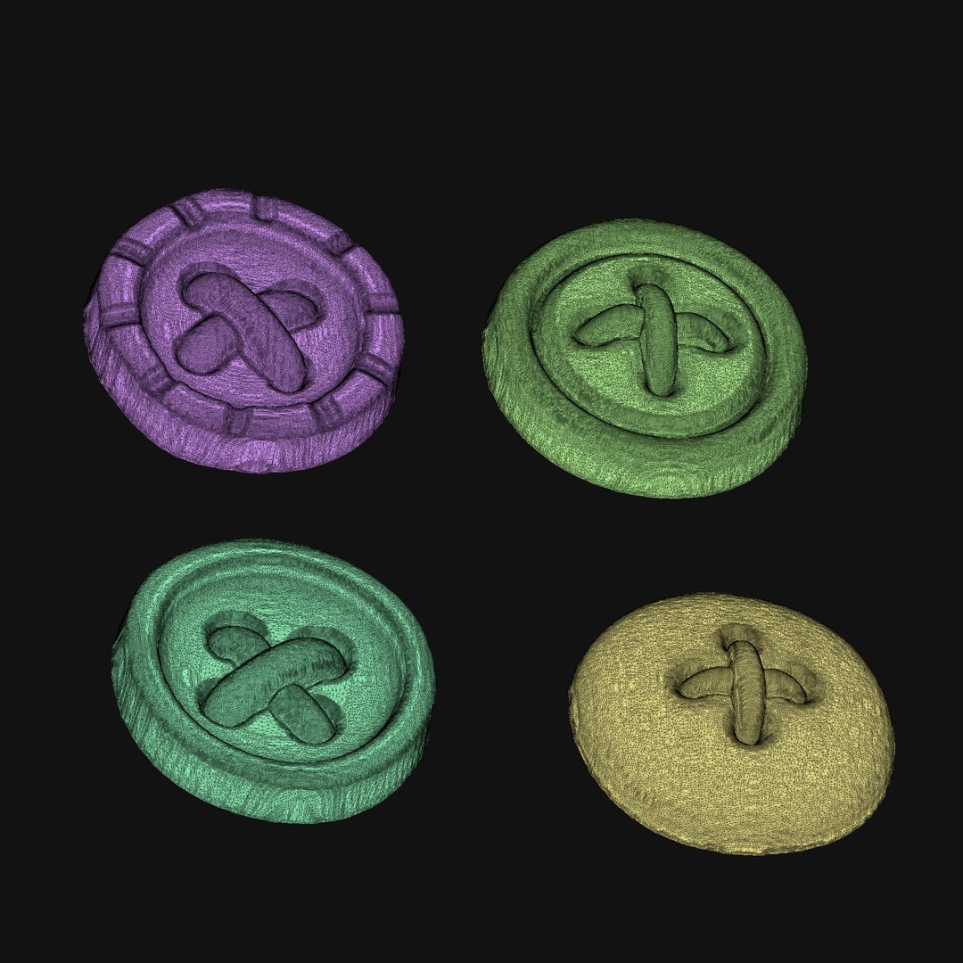 Stylised Bolts And Buttons - IMM And VDM Brushes - Zbrush 2021 3D Model ...