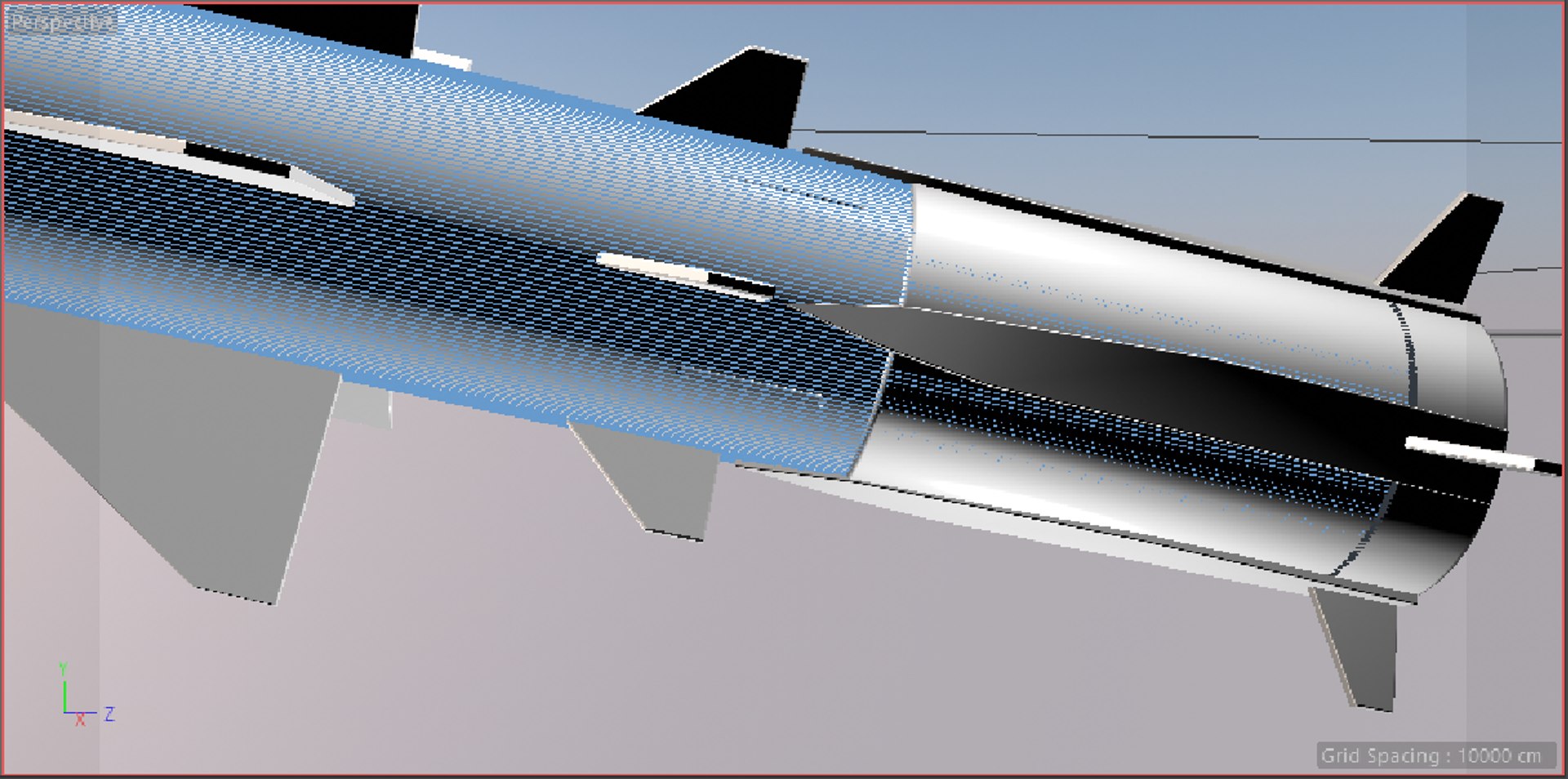 brahmos missile 3d 3ds