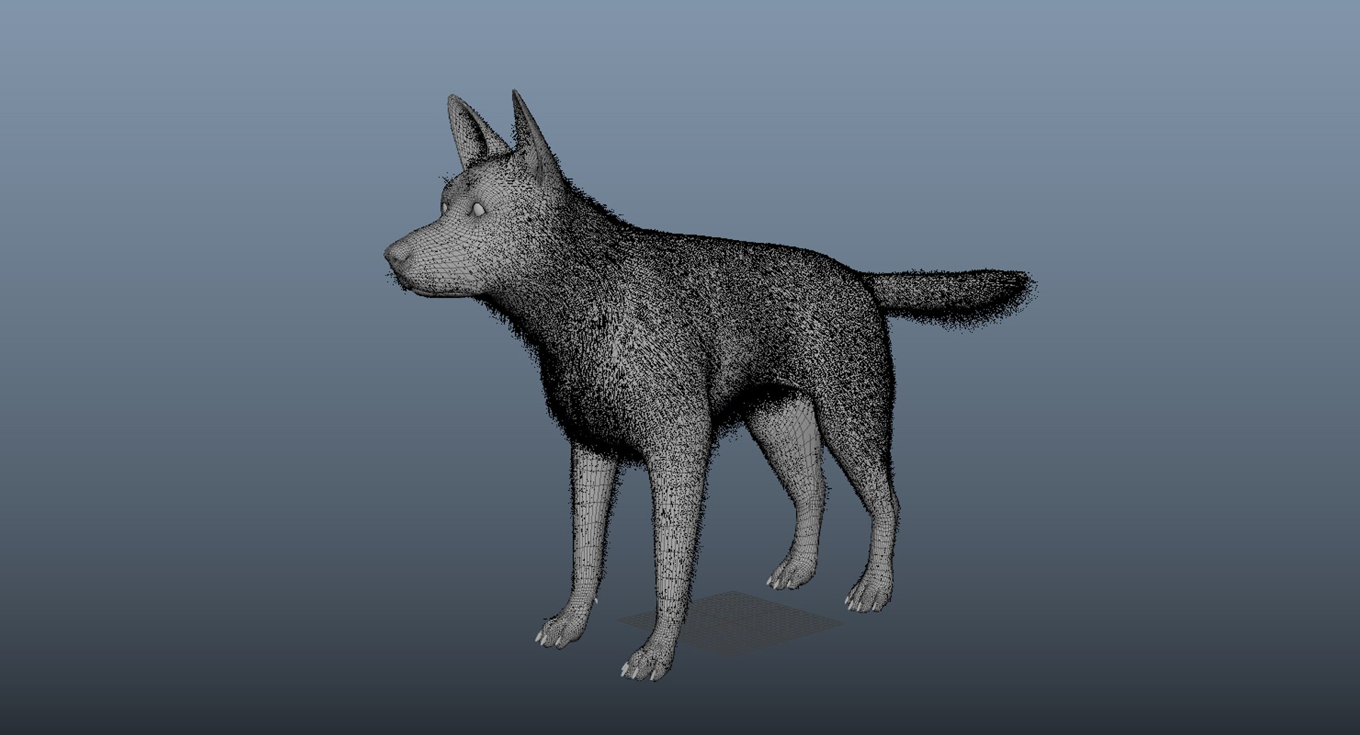 German Shepherd Rig Fur 3D - TurboSquid 1154698
