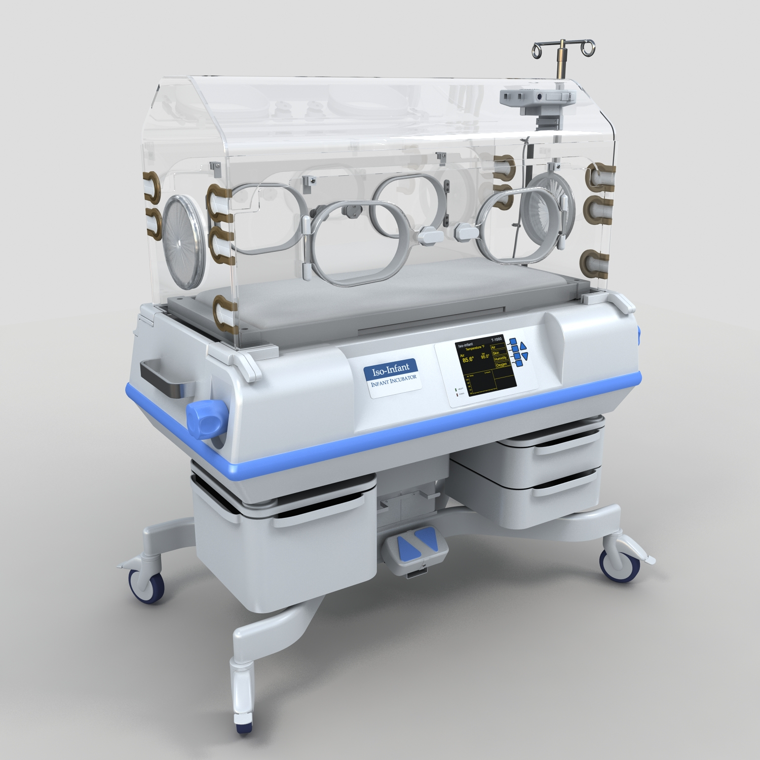 3d infant incubator model
