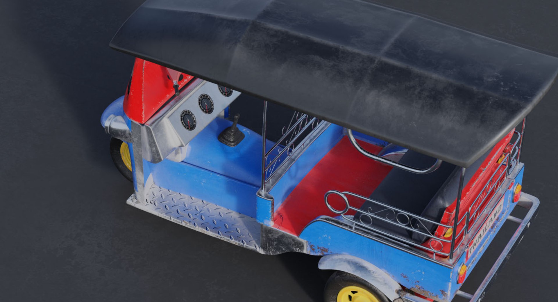 3D Tuk-tuk Model - TurboSquid 1180533