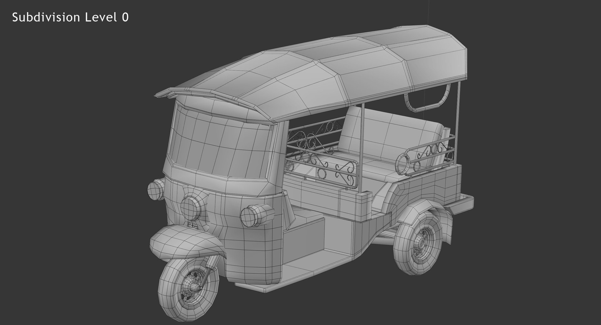 3D Tuk-tuk Model - TurboSquid 1180533