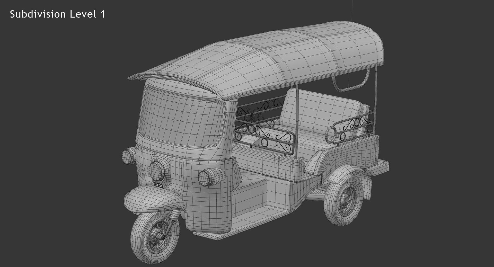 3D Tuk-tuk Model - TurboSquid 1180533
