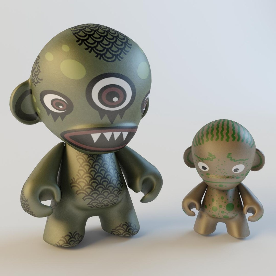 Munny Vinyl Design 3d Model