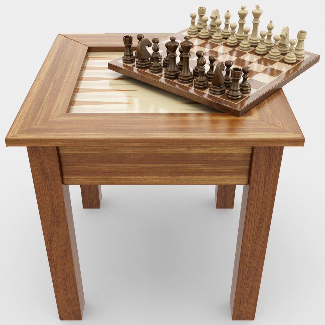 chess backgammon table max
