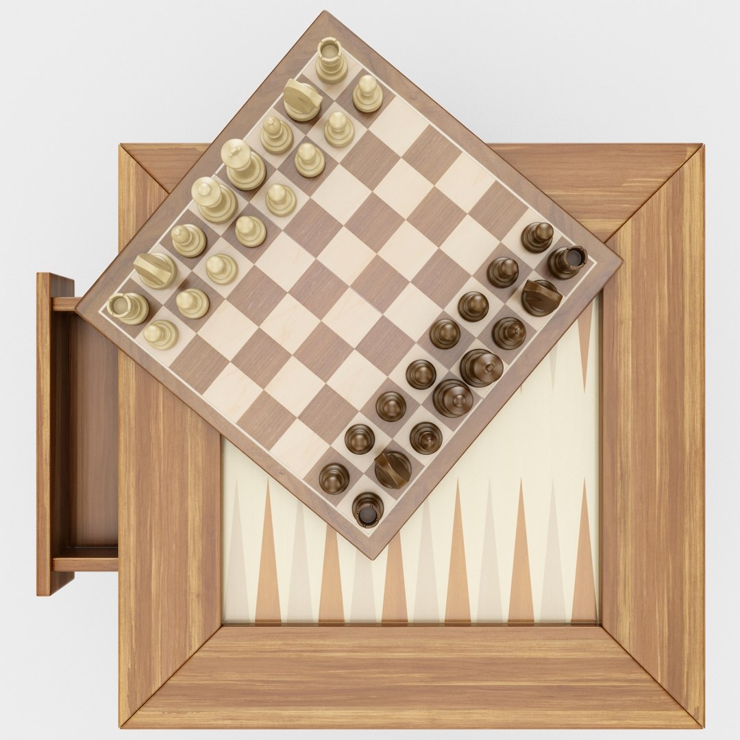 chess backgammon table max
