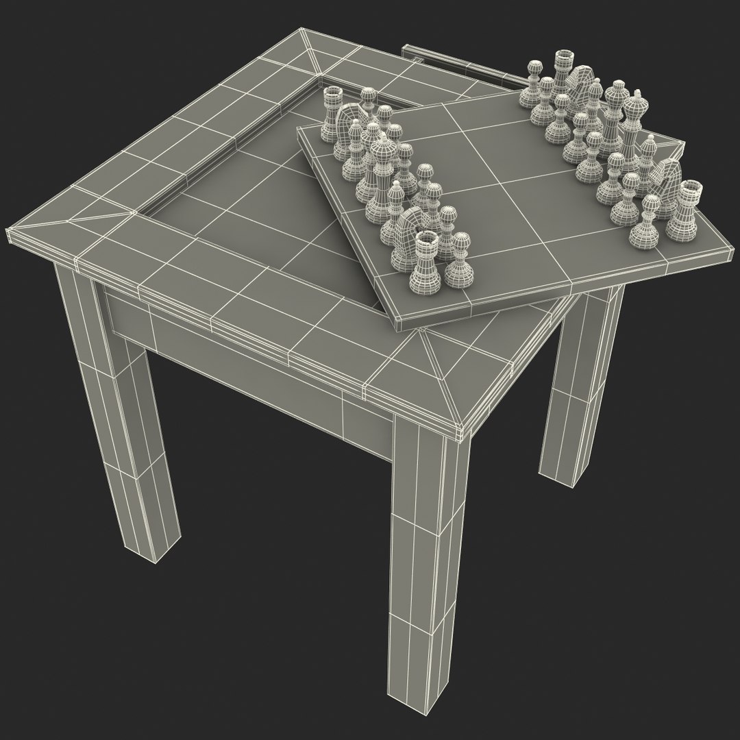 Chess Backgammon Table Max