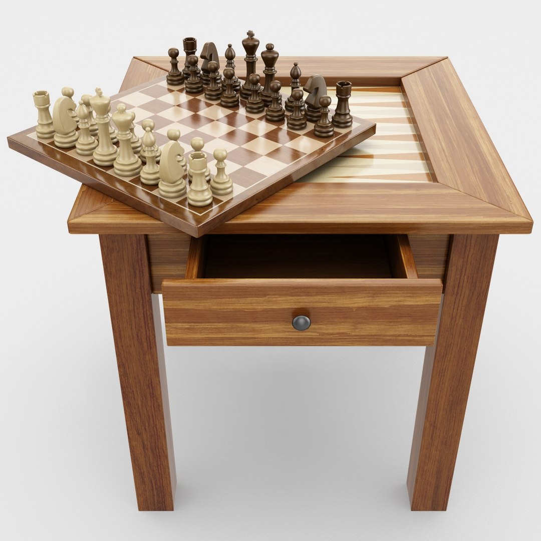 chess backgammon table max