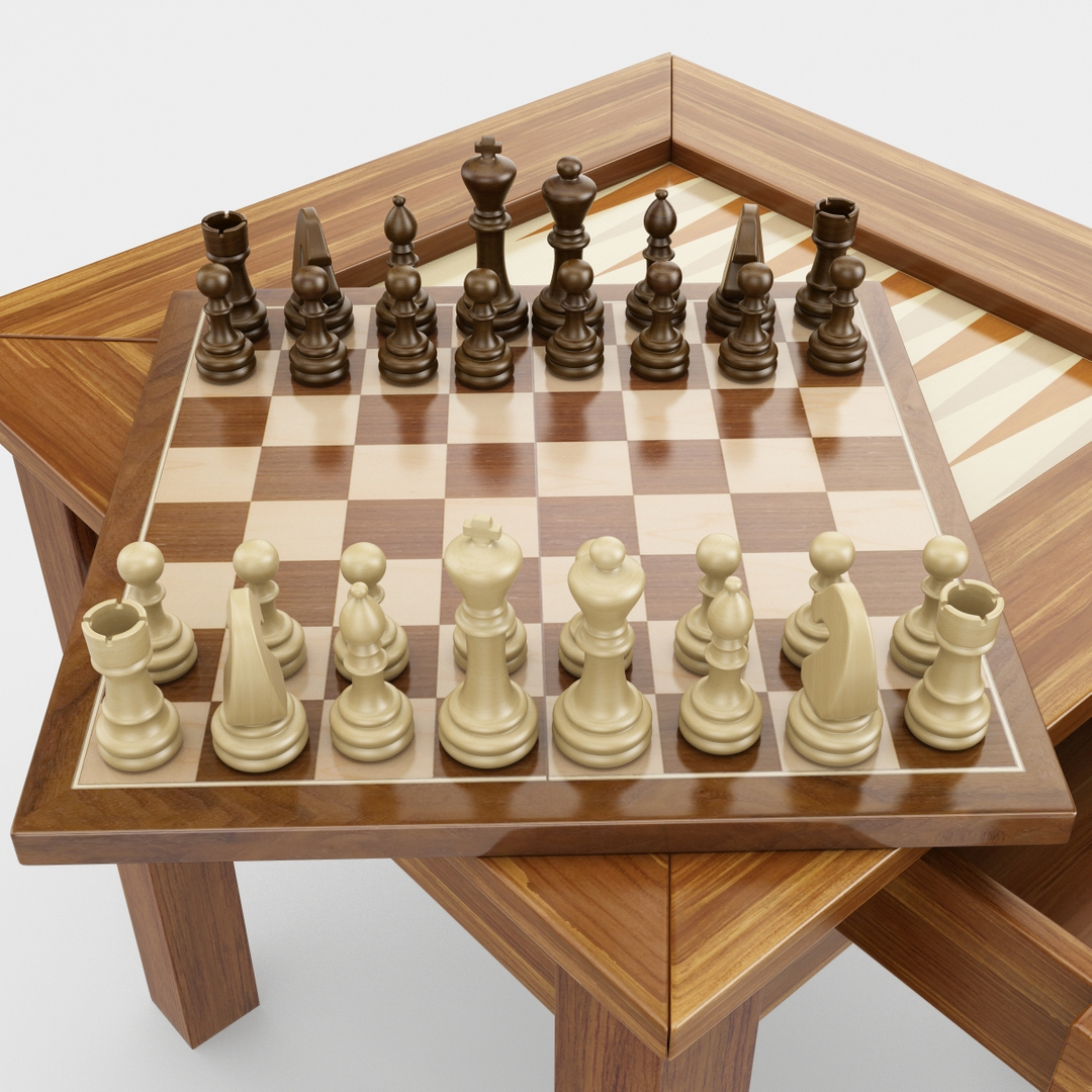 chess backgammon table max