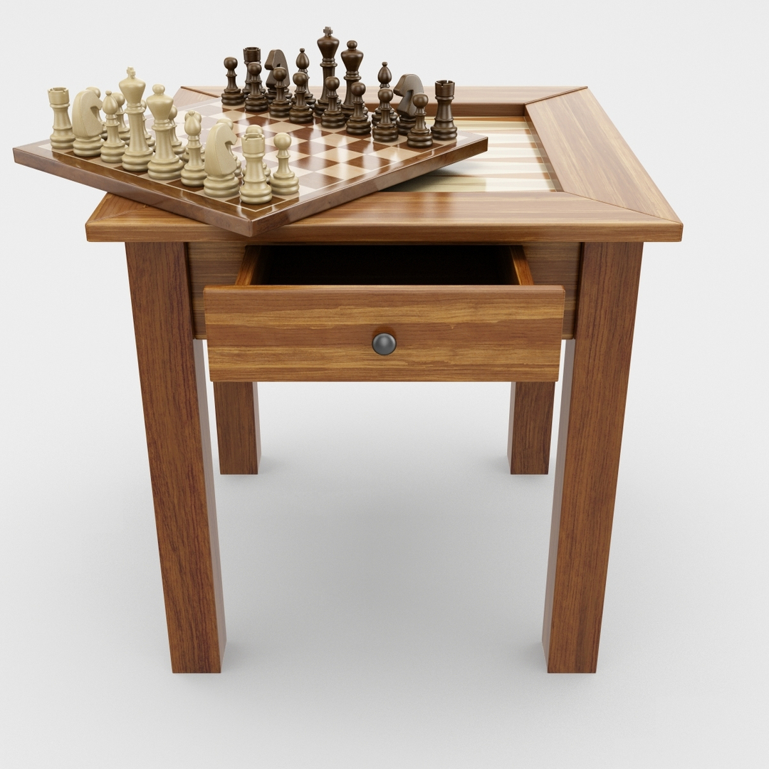 Chess Backgammon Table Max