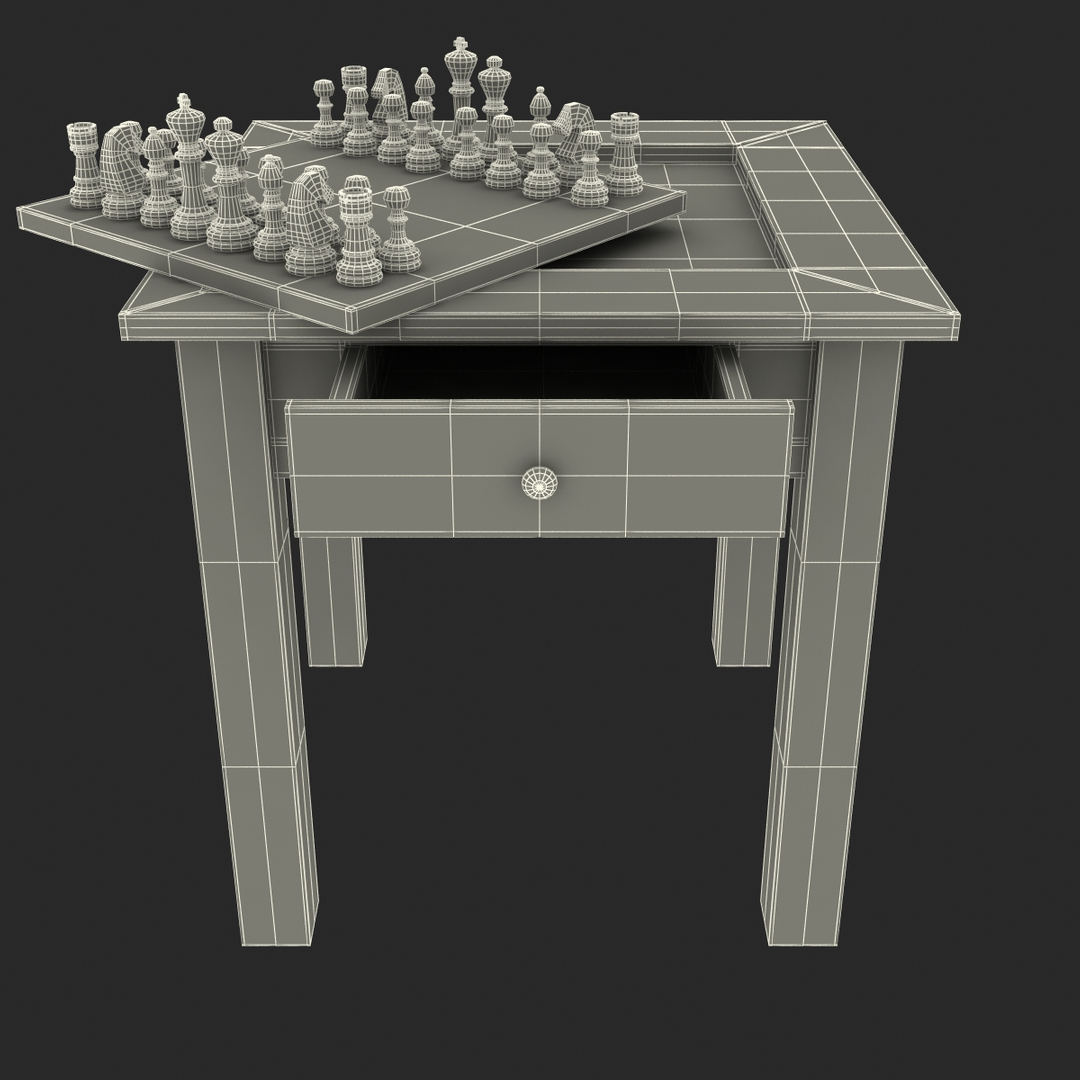 Chess Backgammon Table Max