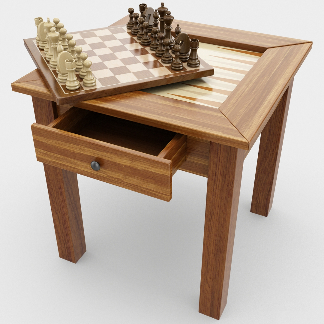 chess backgammon table max