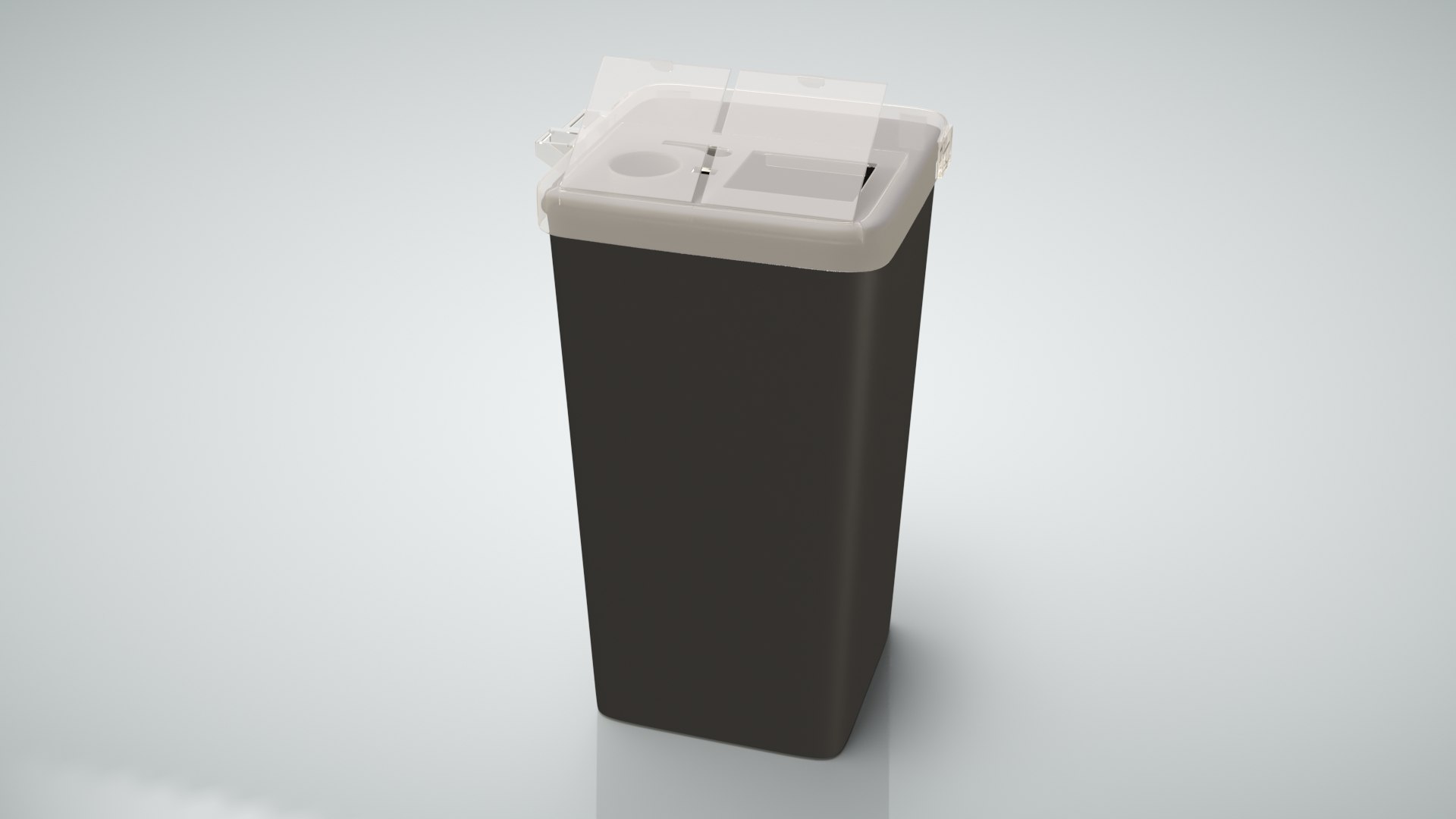 3D Model Tattoo Medical Sharp Bin - TurboSquid 1708852