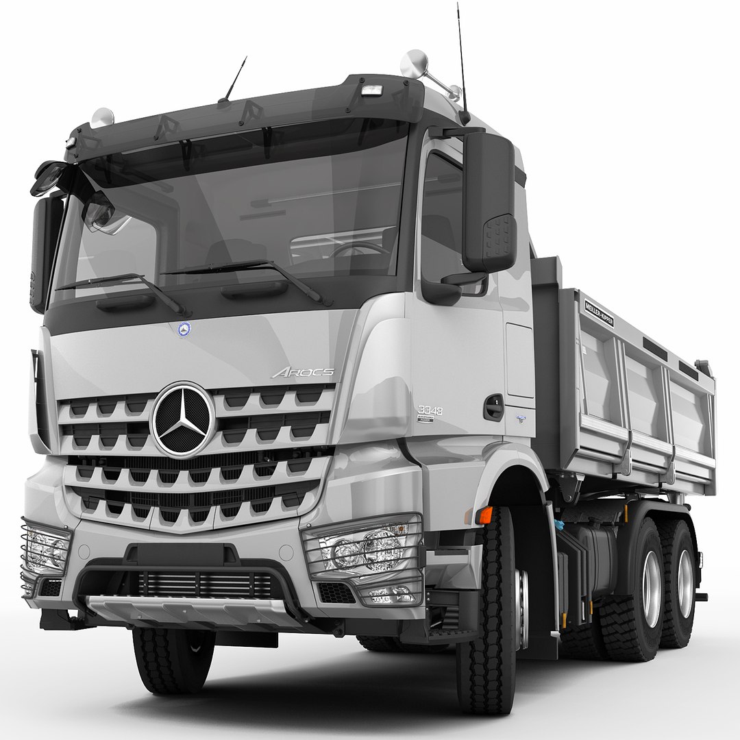 Arocs 6x4 Tipper 3d Model