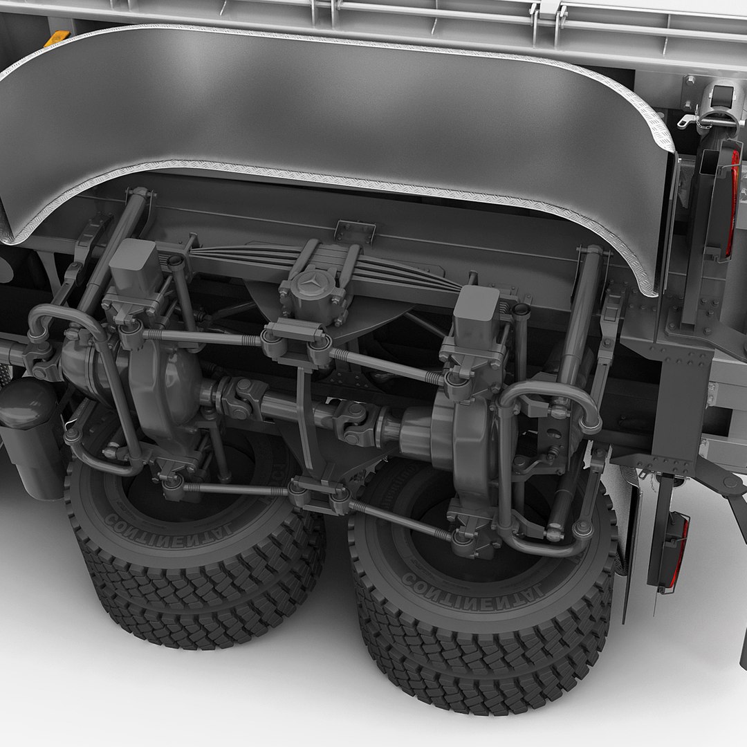 Arocs 6x4 Tipper 3d Model
