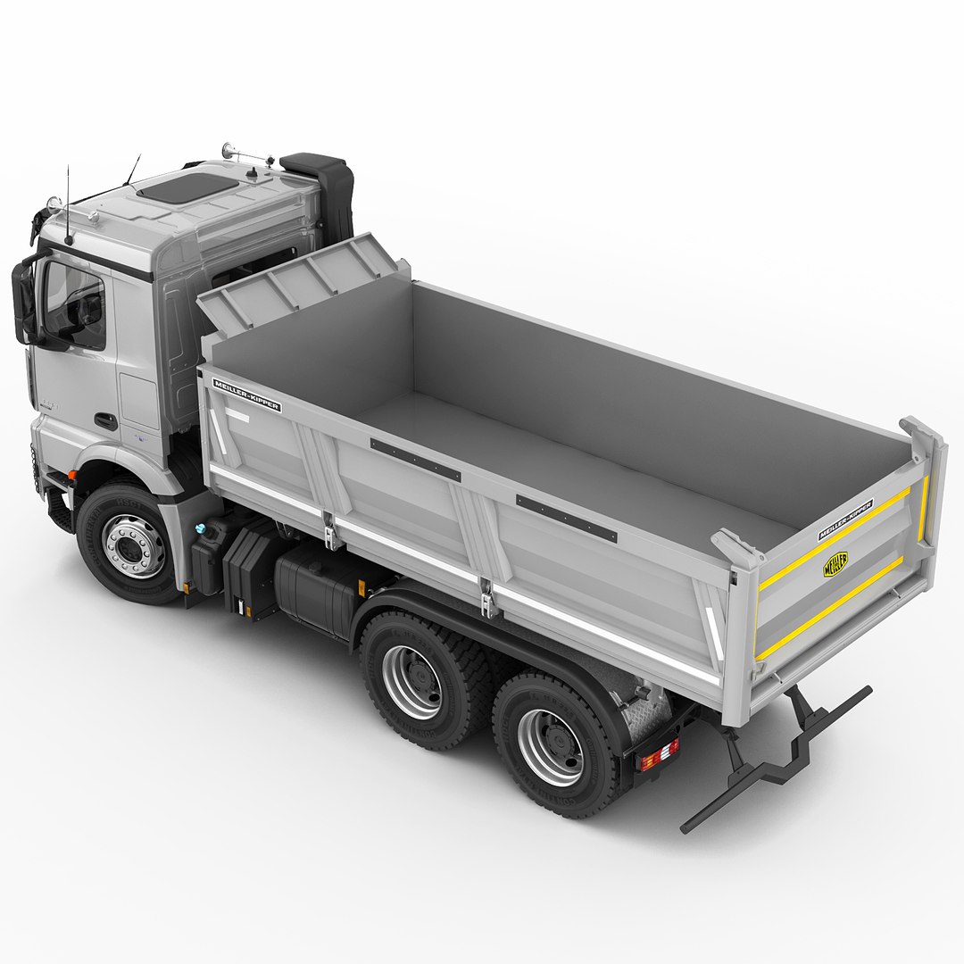 Arocs 6x4 Tipper 3d Model