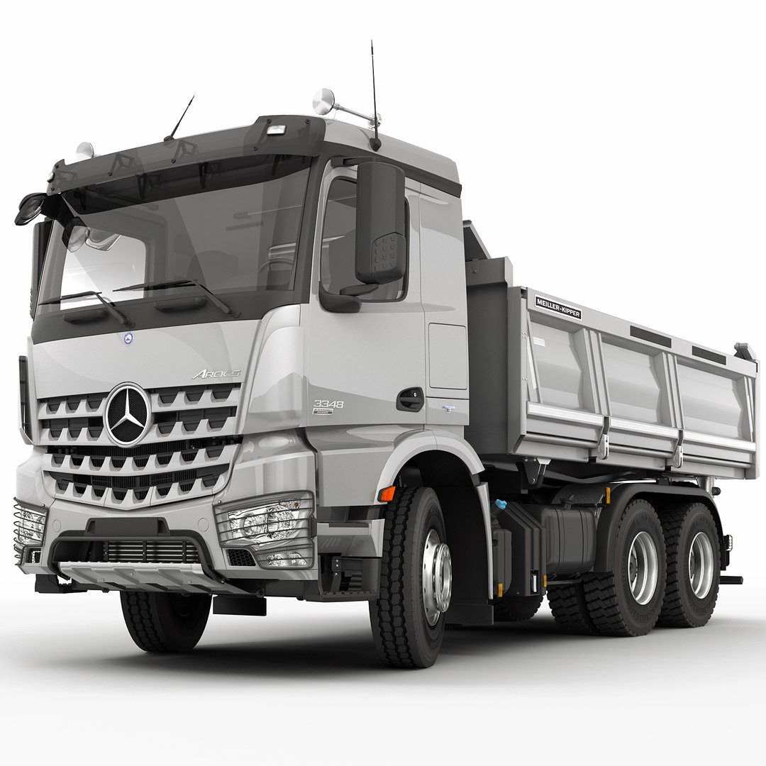Arocs 6x4 Tipper 3d Model
