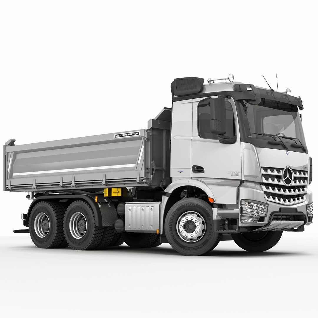 Arocs 6x4 Tipper 3d Model