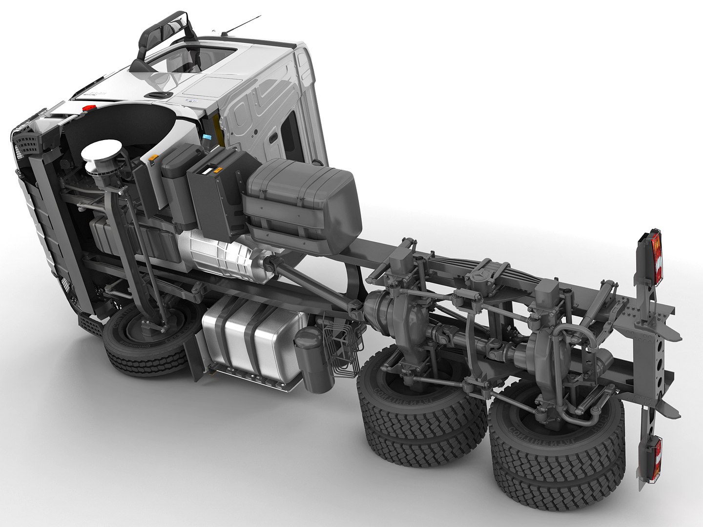 Arocs 6x4 Tipper 3d Model