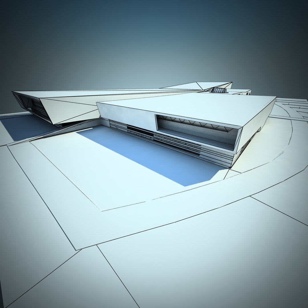 Sports Arena Complex Centre 3d 3ds